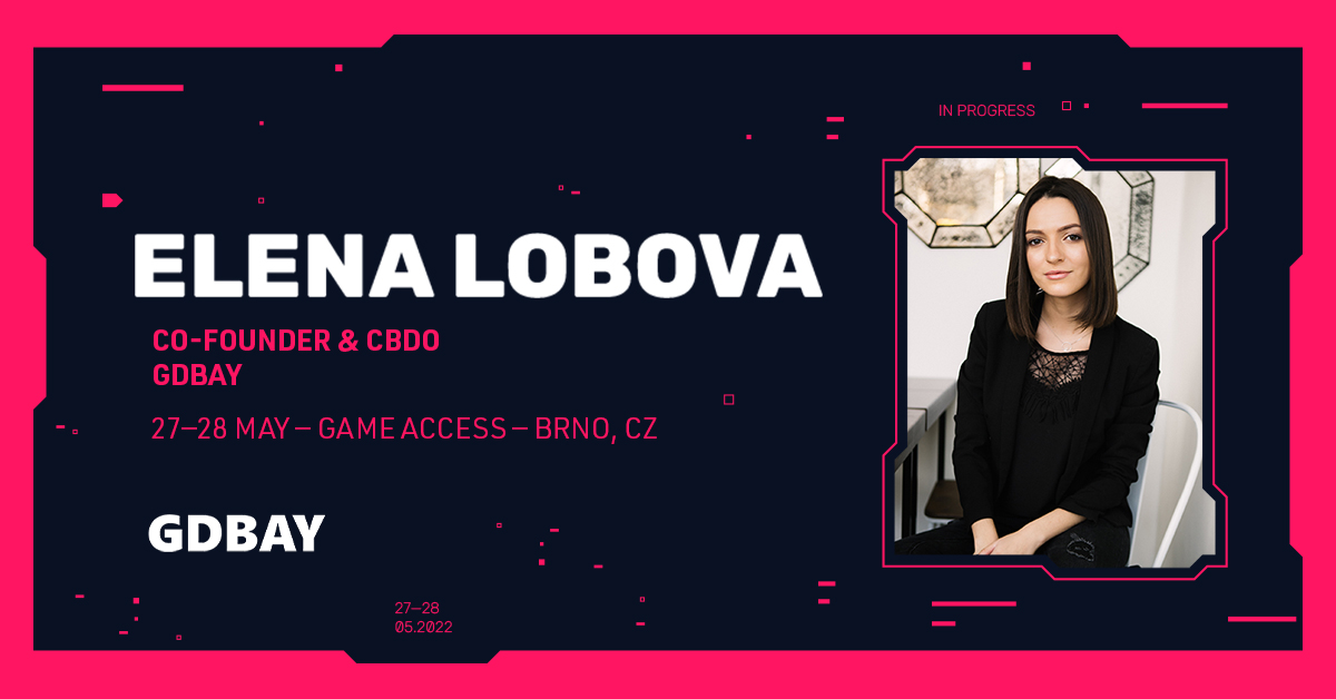 Elena Lobova at Game Access Conference '22 | Brno, Czech Republic